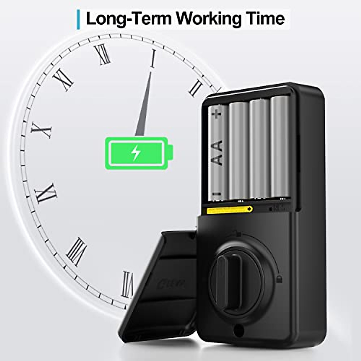 Keyless Entry Door Lock - GEEANN Smart Keypad Deadbolt Lock, Electronic Door Locks with Keypads, Touchscreen Auto Lock, Anti-Peeking Password and Backlit Design Oil Rubbed Bronze