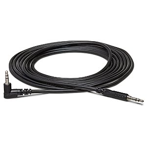 Hosa CMM-105R 3.5 mm TRS to Right-angle 3.5 mm TRS Stereo Interconnect, 5 feet