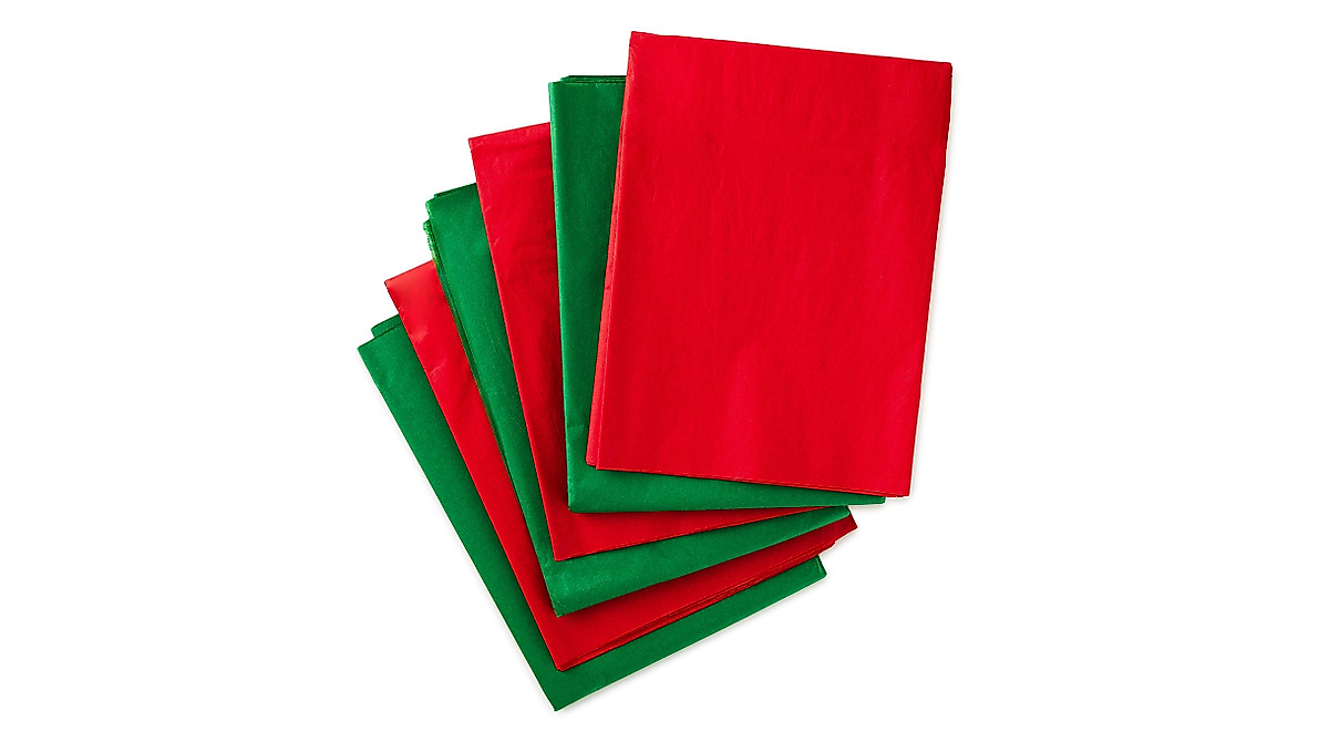 Hallmark Red & Green Tissue Paper - 100 Sheets