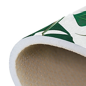 ALAZA Tropical Palm Tree Leaves Leaf Green Area Rug Rugs for Living Room Bedroom 7' x 5'