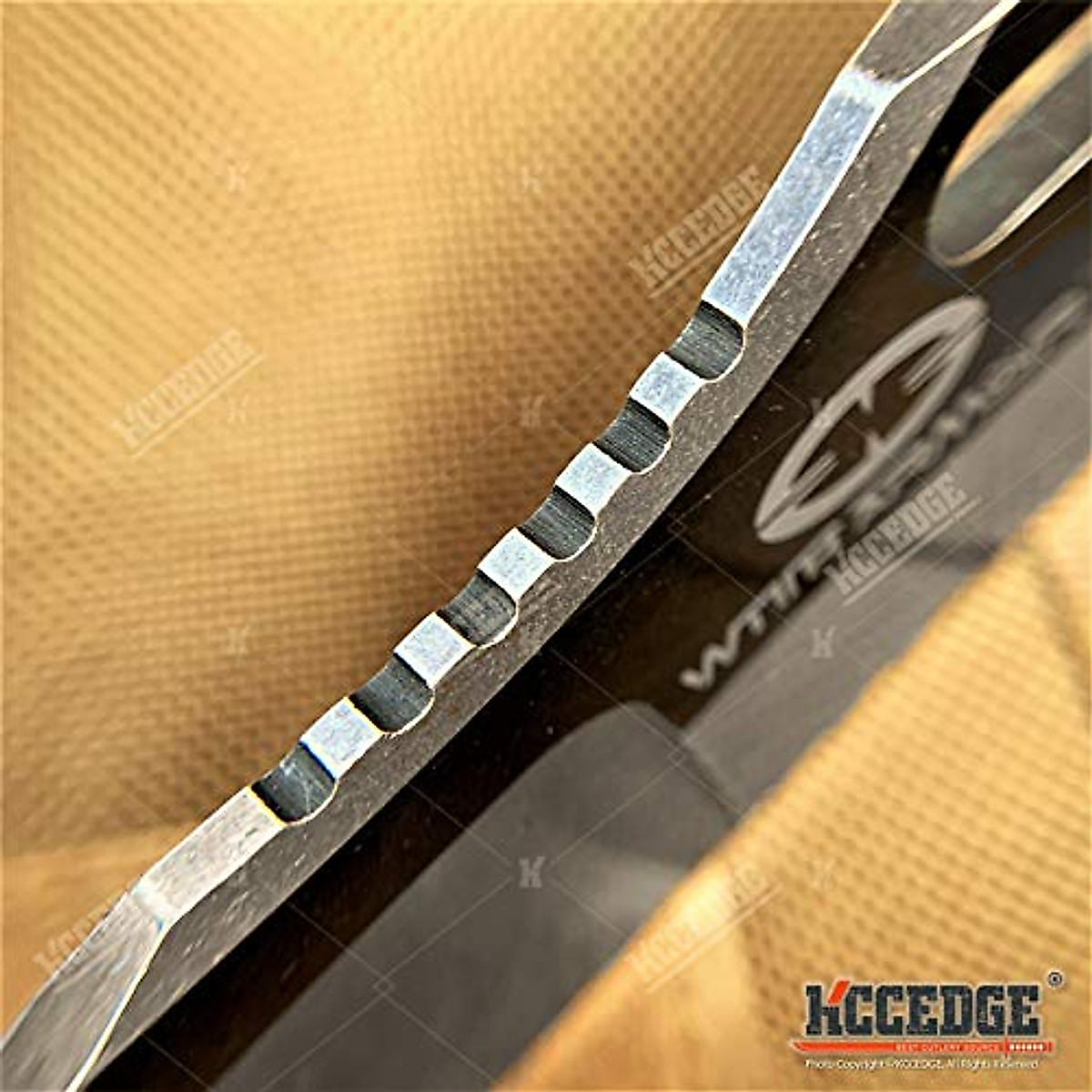 KCCEDGE BEST CUTLERY SOURCE with Armour Tactical Knife Hunting Knife Survival Knife 9.5" Full Tang Fixed Blade Knife Camping Accessories Camping Gear Survival Kit Survival Gear Tactical Gear 79637