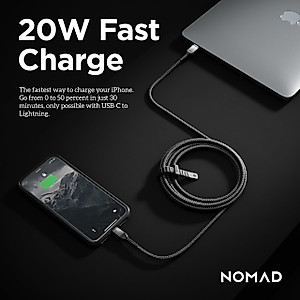 NOMAD Lightning Cable | 3.0 Meters | USB-C to Lightning