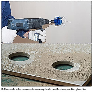 uxcell 50mm Sintered Diamond Core Drill Bits Hole Saws, Dry or Wet Drilling for Brick Concrete Block Masonry Marble, for M10 Angle Grinder