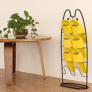 MFCHY Free Installation Shoe Rack Organizer Space-Saving Bathroom Dormitory Slippers Storage Racks Hanging Shoe Organizer Shoes Shelf