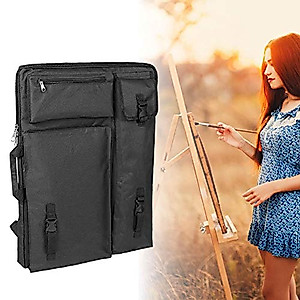 4K Art Portfolio Case Artist Backpack and Tote Cloth Bag Waterproof Sketch Ding Board Bag Art Carrying Bag Art Supplies Bag(2)