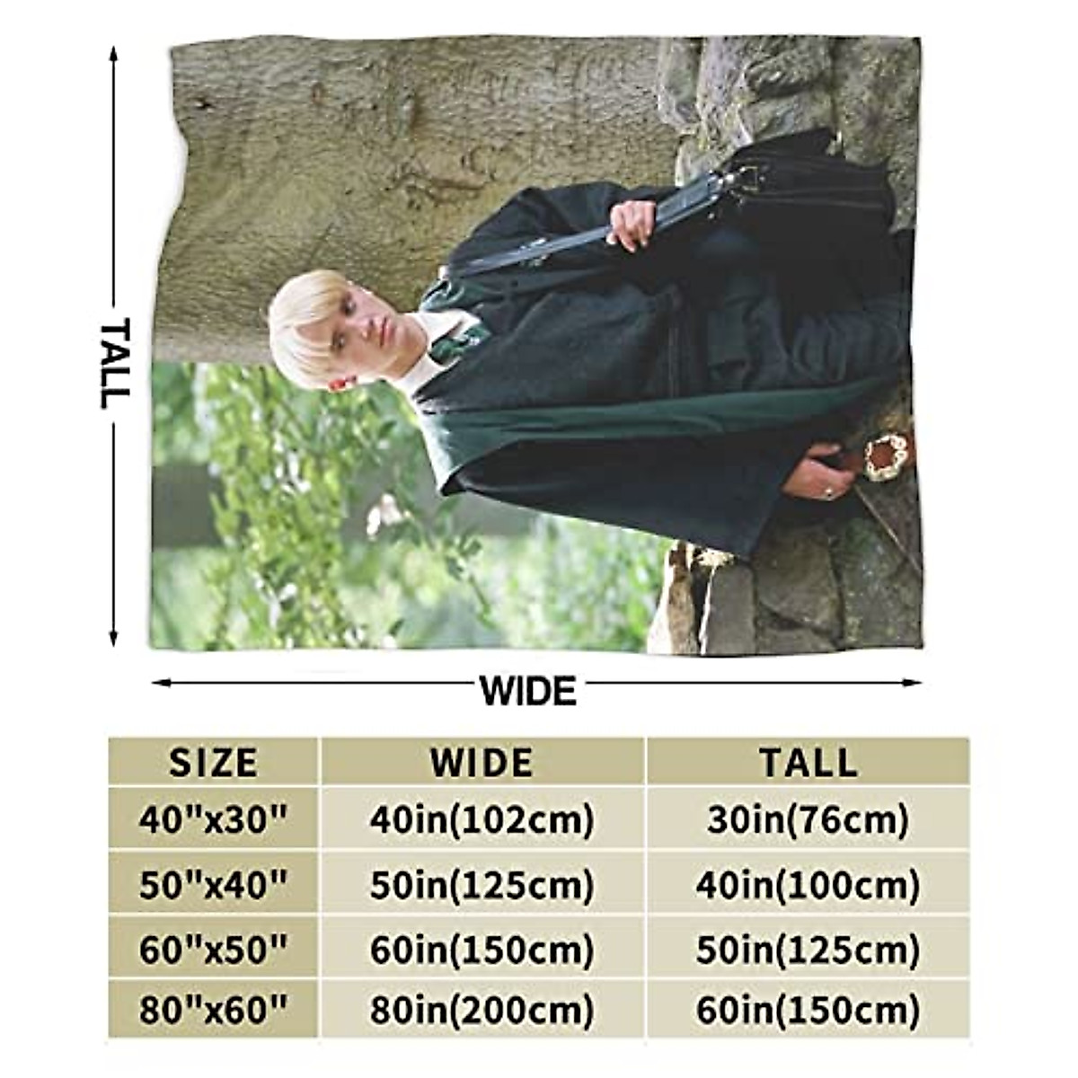 Blanket Flannel Fleece Throw Blanket Cozy Plush Bedding for Bed Sofa Couch Kids Adults50 X40