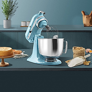 Kltchonald Stainless Steel Bowl,5 QT,Silver,Polished,Compatible with Kitchenaid Artisan&Classic Series,1 Pcs Kit