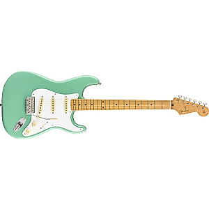 Fender Vintera 50s Stratocaster Electric Guitar, with 2-Year Warranty, Sea Foam Green, Maple Fingerboard