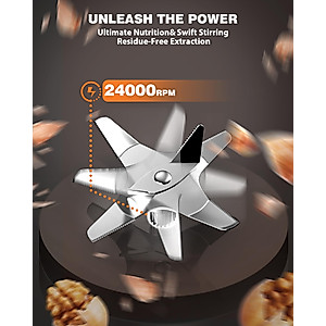 WantJoin 60 Oz Hot & Cold Countertop Cooking Blender, 24000RPM High-Speed Blender with 9 One Touch Programs, Soybean Milk Machine for Nut Butters,Soups,Shakes and Smoothies with 12H Delay Cook