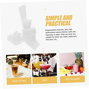 DOITOOL 2 Sets Cold Kettle Faucet Water Machine Dispenser for Home Water Jug Spout Home Water Dispenser Buckets Spigot for Beverage Dispenser Cooler with Spout Multi-function Water Faucet