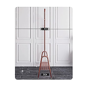 NEOCHY Heavy-Duty Hangers, Carbon Steel Clothing Display Racks, Open Balconies, Cloakroom Drying Racks, Men's and Women's Clothing Store Display Racks/Rose Gold/120Cm