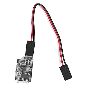 Jopwkuin Mini RC Gyroscope, RC Car Parts Replacement Safe Adjustable Sensitivity for RC Drift Car