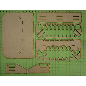 GameCraft Miniatures Painting Station - 34mm for GW, Citadel, Model Master, etc