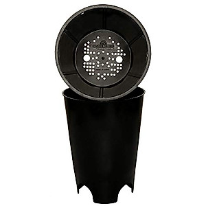 Hydrofarm GFOE2 Active Aqua 12 Pot 2-Gallon Hydroponic Grow Flow Expansion Kit, Black