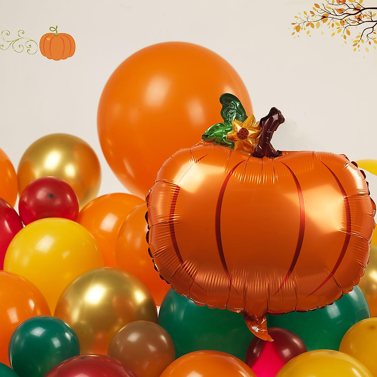 Fall Colors Balloon Garland Kit for Autumn Celebrations