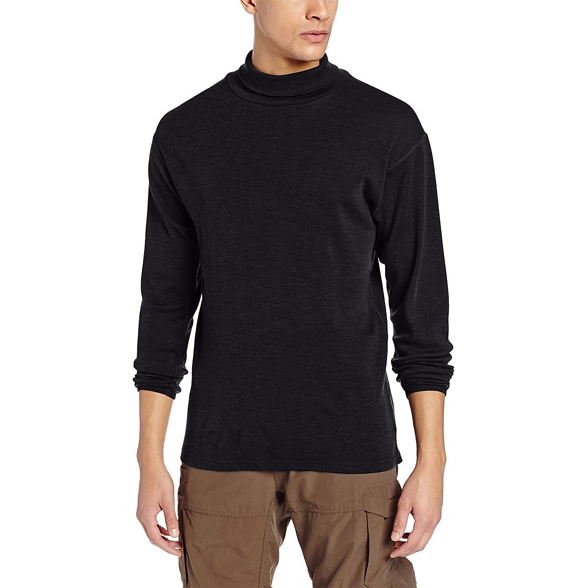 Minus33 Merino Wool 712 Kinsman Midweight Turtleneck Black Large