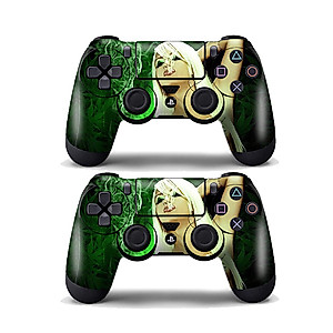 Skins for PS4 Controller - Decals for PlayStation 4 Games - Stickers Cover for PS4 Console Sony PlayStation Four Accessories PS4 Faceplate with Dualshock 5 Two Controllers Skin - Women