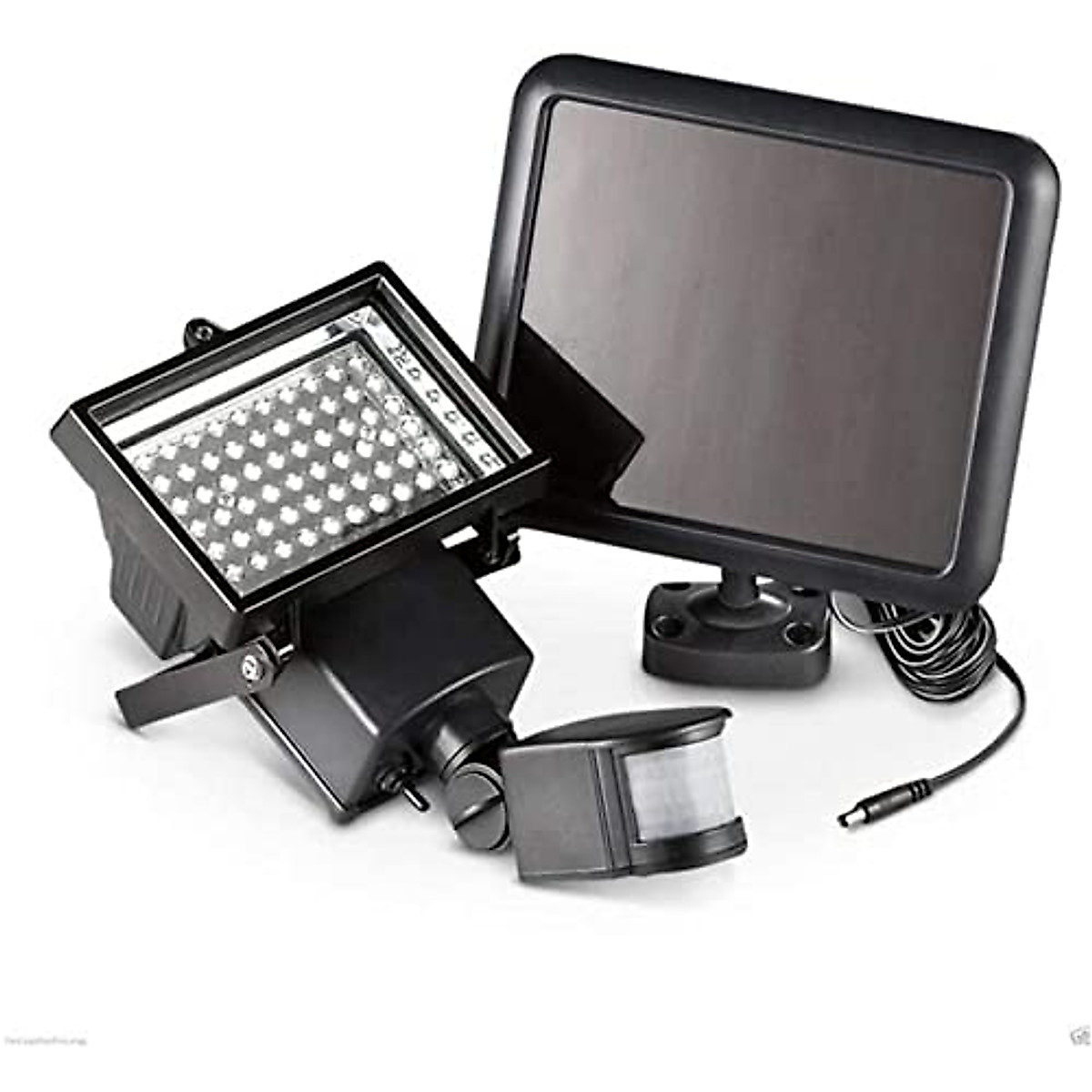 LIXAMP Solar Wall Lamp Super Bright 60 LED Outdoor Solar Power Light with PIR Motion Sensor Security Waterproof Solar Lamp Garden Street Wall Mounted Fixture Illumination