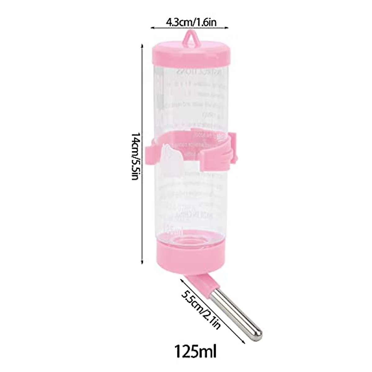 HEEPDD Small Animal Water Bottle, Automatic No Drip Hamster Water Dispenser for Pet Dwarf Hamster Mice Gerbil Rat Chinchillas Guinea Pig Rabbit