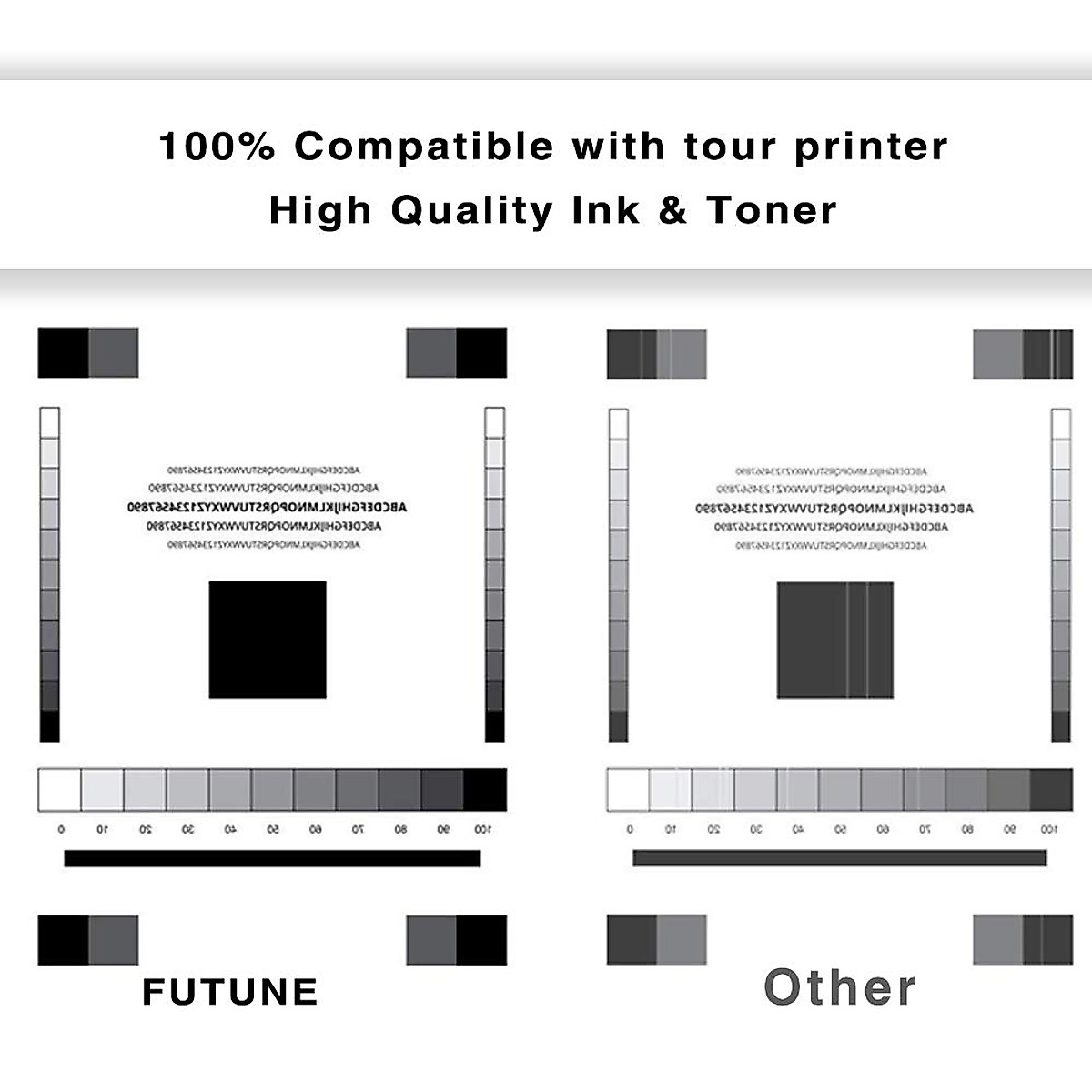 FUTUNE Compatible (NO CHIP) Toner Cartridge Replacement for 58A CF258A 58X CF258X Toner Cartridge for Use in Laserjet Pro 404 M404n M404dw MFP M428 M428dw M428fdn M428fdw Printer (Black, 1-Pack)