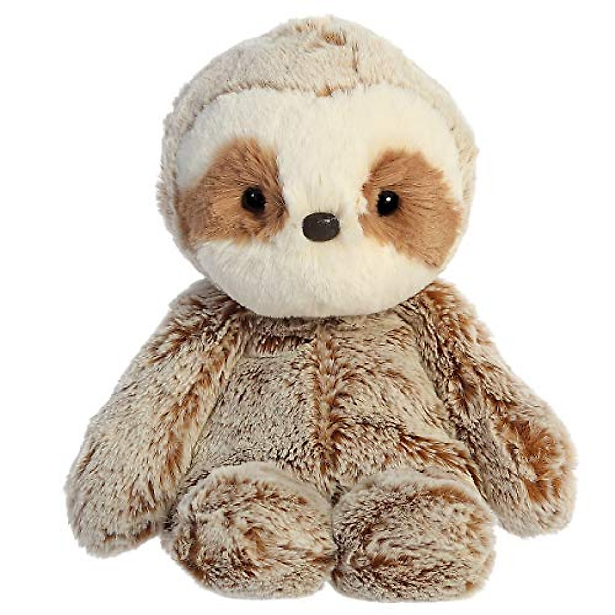 Aurora® Snuggly Sweet & Softer™ Sloth Stuffed Animal - Comforting Companion - Imaginative Play - Brown 9 Inches