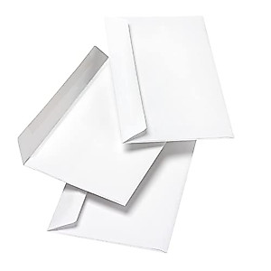 Office Depot Booklet Envelopes, 6in. x 9in., White, Box Of 100, 77326