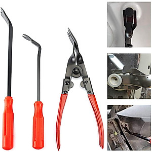 JOJOY LUX 41 Pack Auto Trim Removal Tool Set for Car Audio Dash Door Panel Window Molding,Auto Clip Pliers Fastener Tool Kit, Car Upholstery Repair Kit, Tool Kit with Zipper Bag