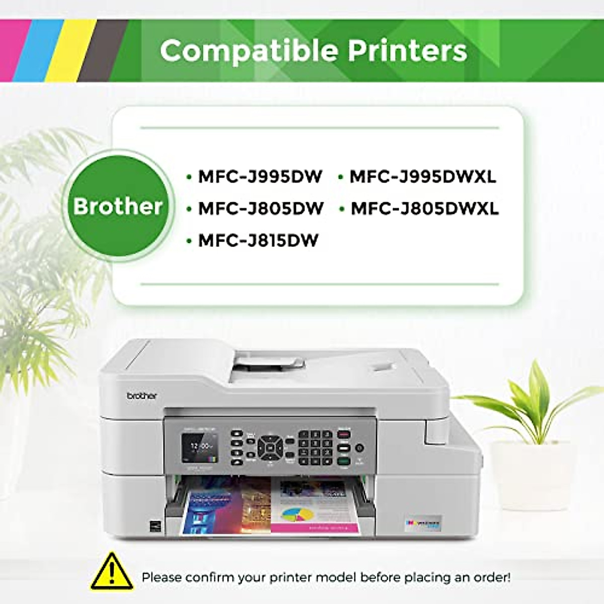 Greenjob Compatible Ink Cartridge Replacement for Brother LC3033 XXL LC3033XXL 3033 LC3035 3035 Work for MFC-J995DW MFC-J995DWXL MFC-J815DW MFC-J805DW MFC-J805DWXL Printer (BK/C/M/Y), 4 Packs