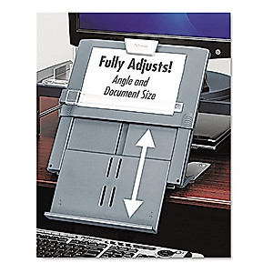 Fellowes 8039401 in-Line Document Holder, Foldable, 12-Inch X2-1/2-Inch X7-1/2-Inch, Black
