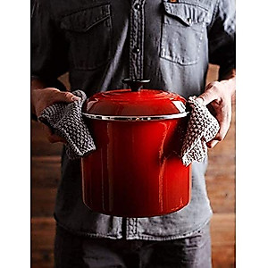 Le Creuset Enamel On Steel Stockpot, 8 qt., Cerise