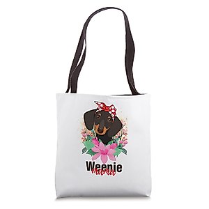 Weenie Mama Doxie Dachshund Cut Weiner Dog Mom Mother's Day Tote Bag