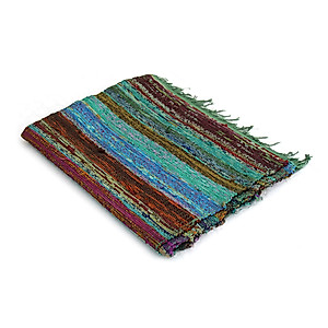 Handmade Braided Chindi Rug, Rag Rug, Area Rug, Carpet Rug, Runner Rug 3x5 Foot, 4x6 Foot, 5x7 Foot (4x6 Foot)