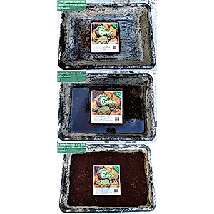 Hydro Crunch CB801-2PK Coco Coir Block 2.5 Cubic Ft Block (2-Pack), Brown