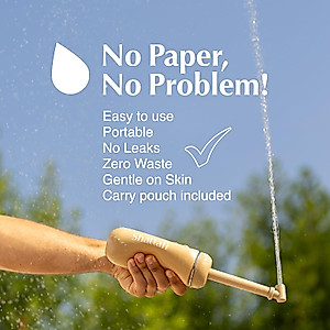 SHATTAFI - Portable Bidet, The Original On-The-Go Bidet with Retractable Nozzel, Hand Held Travel and Camping Bidet