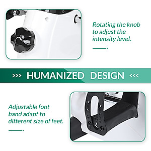 VIVIJASON Pedal Exerciser - Stationary Under Desk Mini Exercise Peddler - Low Impact, Portable Mini Cycle Bike - Physical Therapy Leg Arm Exercisers Peddler for Elderly Seniors with Electronic Display