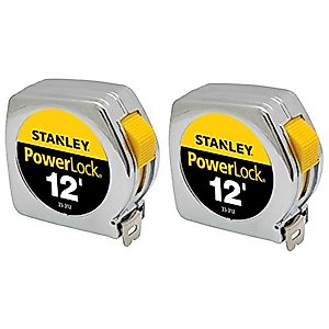 Stanley Hand Tools 33-312 3/4" X 12' PowerLock Professional Tape Measure (2 Pack)