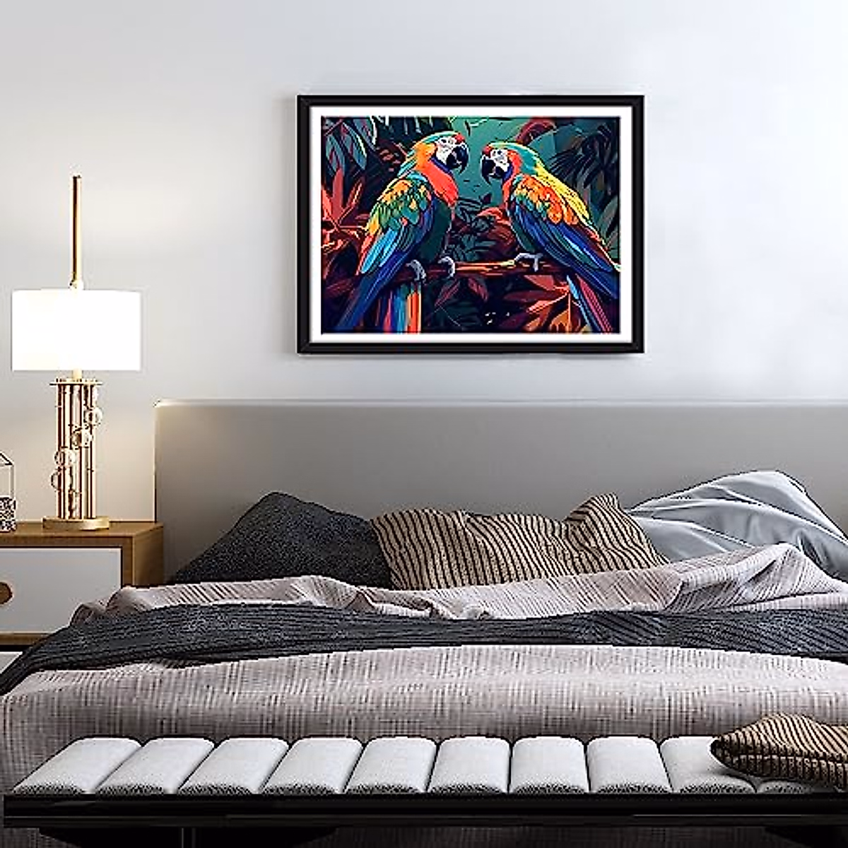 12x16 Picture Frame Set of 4 Black Wood Horizontal & Vertical, 4Pcs 16x12 Photo Frame, Bulk Frames for Wall Hanging Gallery or Tabletop Display