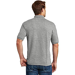 Hanes mens Short-sleeve Jersey (Pack of 2) polo shirts, Light Steel, 3X-Large US