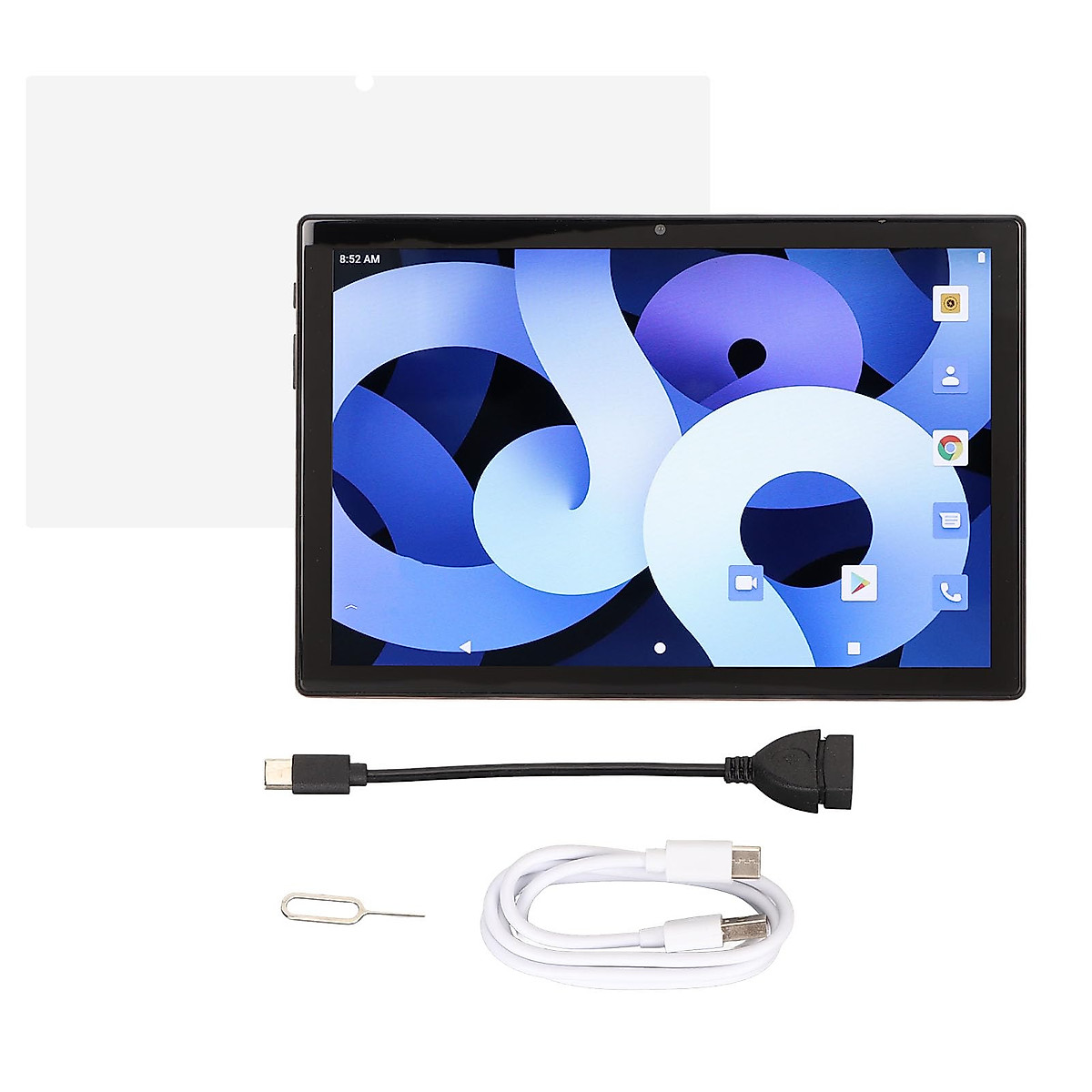 Luqeeg Smart Tablet, for Android 13.0 2560X1600 Resolution Front 8MP Rear 16MP Tablet 10.1 Inch for Video for Learning (Gold)