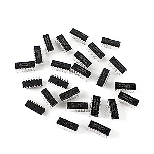 OWAHO IC Kits 40pcs/Lot Integrated Circuit Logic IC Kit CD4011 CD4069 CD4052 CD4053 DIP Electronic Component with Chipset (Color : Cd4052-10pcs)