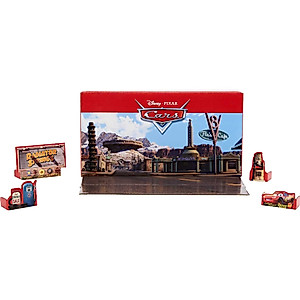 Mattel Disney and Pixar Cars Vehicle 5-Packs with 4 Character Toy Cars & 1 Red Fire Truck Inspired by Radiator Springs, Collectible Set