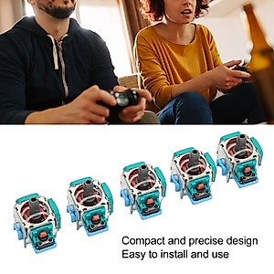 5Pcs Replacement Joystick for ps5, New Analog Stick for ps5, Compact and Precise Gamepad 3D Joystick, Wheel Thumb Sticks Joystick Rocker Module Replacement for ps5