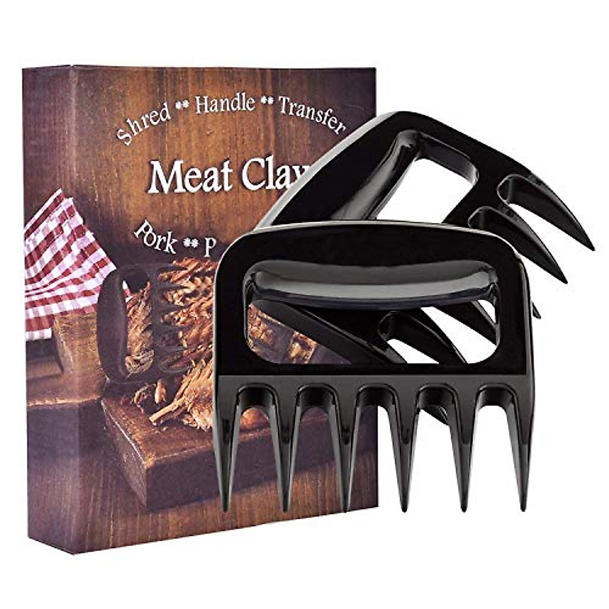 2-Pack Meat Claw, Meat Claws for Shredding Pulling Handing Serving Pork Turkey Chicken Meat Shredder