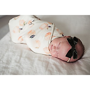 Copper Pearl Large Premium Knit Baby Swaddle Receiving Blanket Caroline