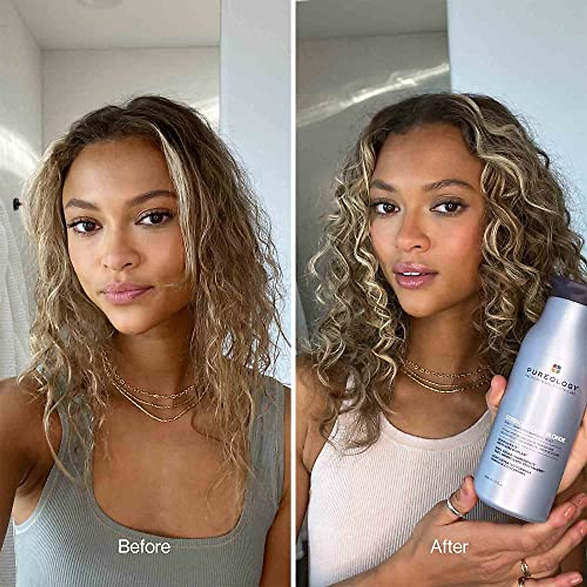 Pureology Strength Cure Blonde Purple Shampoo for Blonde & Lightened Color-Treated Hair, 9 Fl Oz