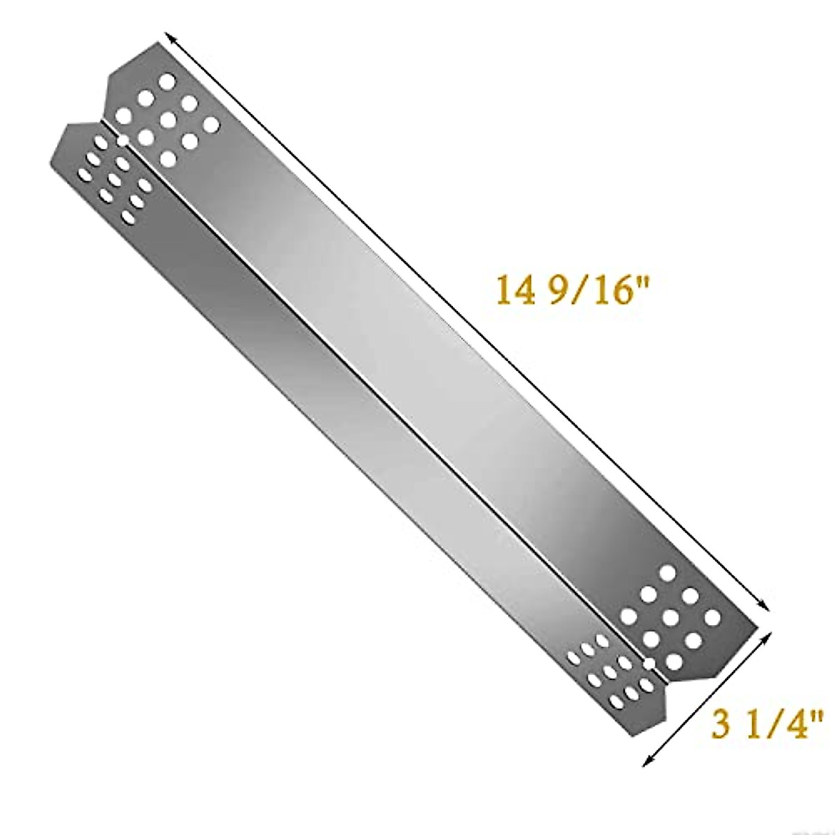 Cmanzhi S7B0-0896 (6-Pack) Replacement Parts for Nexgrill 720-0896B 720-0896C 720-0896E 720-0882A 720-0896 730-0896 720-0925 720-0925P Burners and Heat Plates