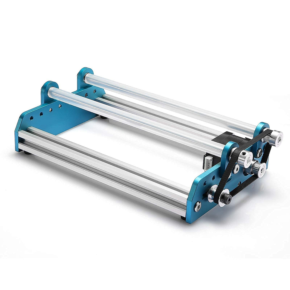 Genmitsu Laser Engraver Aluminum Y-axis Rotary Roller Engraving Module for Laser Engraving Cutting Cylindrical Objects Cans, DIY Laser Marking Compatible With Most Kinds of Desktop Laser Engravers