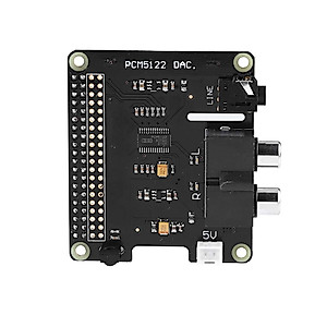 Pi Expansion Board Pi HiFi DAC+ HD Audio PCM5122 24 bit Expansion Board for Pi 3 Model B / 2B /B+/A+/ Pi Zero W