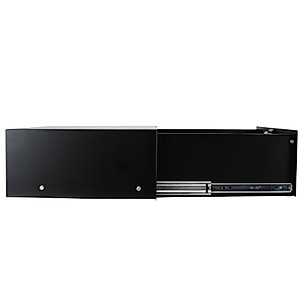 Penn Elcom 3234LK 4 Space (4U) Steel Rack Drawer with Slam Latch & Keyed Lock, 15.25 Inch Deep