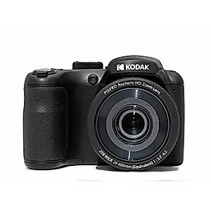 KODAK PIXPRO Astro Zoom AZ255-BK 16MP Digital Camera with 25X Optical Zoom 24mm Wide Angle 1080P Full HD Video and 3" LCD (Black)